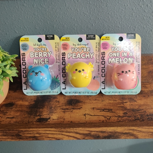 L.A. Colors | Makeup | Scented Lip Balm Cute Nwt Hydrating La Colors ...